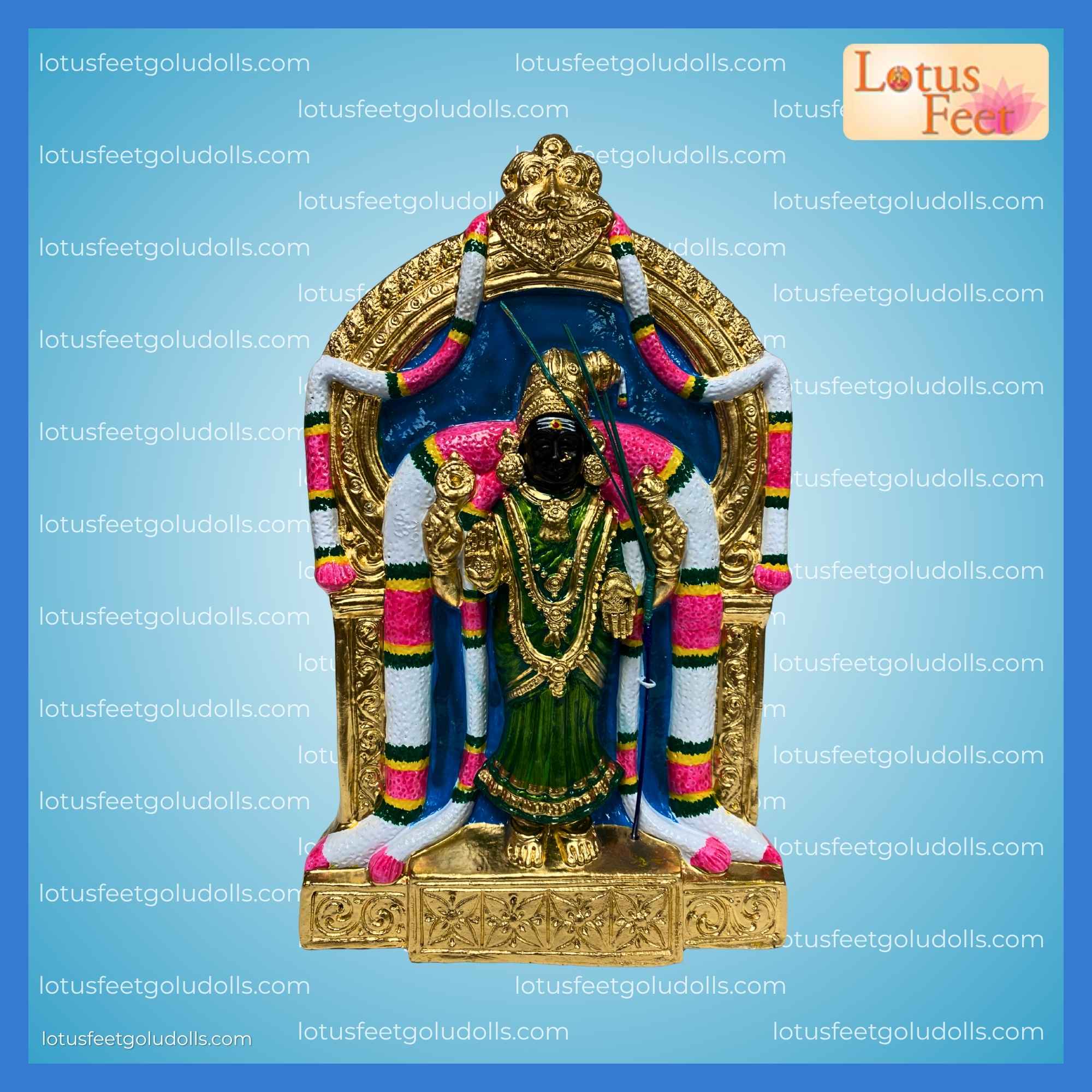 Abirami Amman 12" (Clay) Blessings of Thirukadayur – Lotusfeet